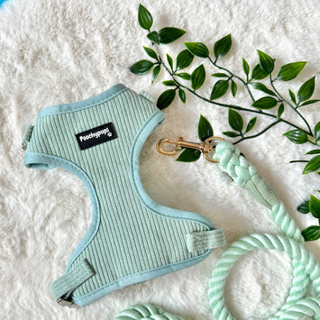 Brown Corduroy Adjustable Harness – PoochyPups - Dog Harnesses & Toys